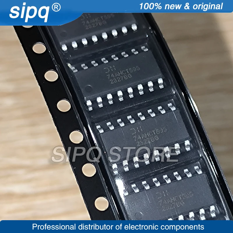 10PCS/LOT 74AHCT595S16-13 74AHCT595S16 SOP-16 Marking:74AHCT595 Brand ...