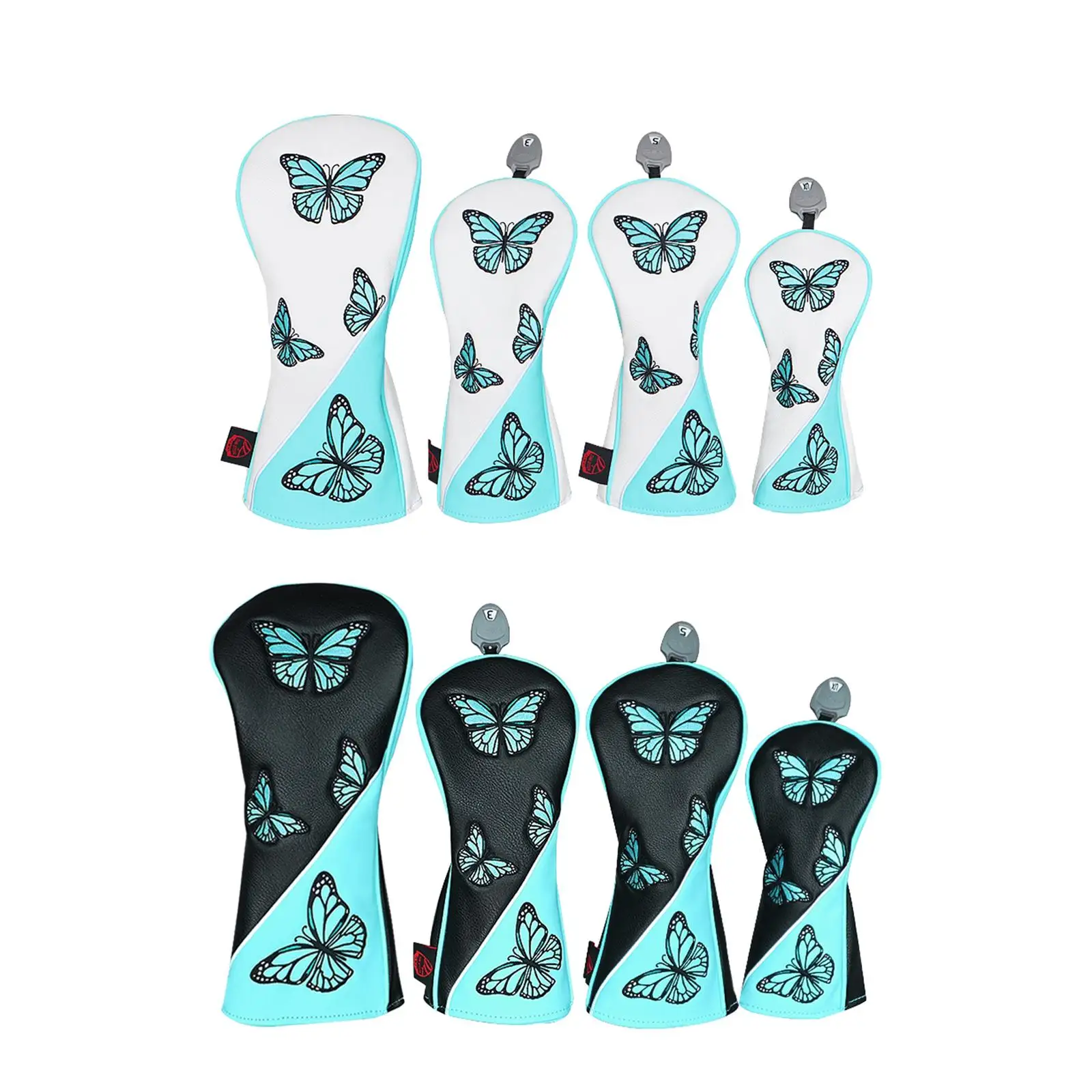 4Pcs-Golf-Club-Head-Cover-Golf-Wood-Headcover-Protective-Sleeve-Golf ...