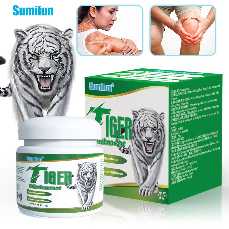20g Sumifun Weiß Tiger Schmerzen Relief Creme Entlasten Zervikale ...