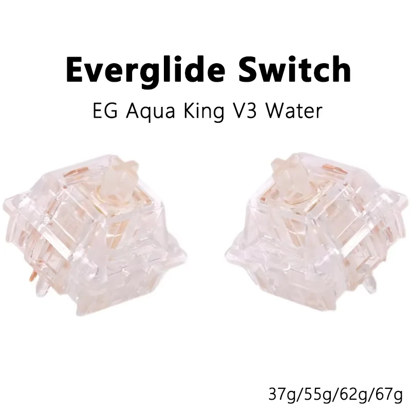 Everglide EG Aqua King V3 Water King Linear Switch 5pin RGB 37g 55g 62g ...