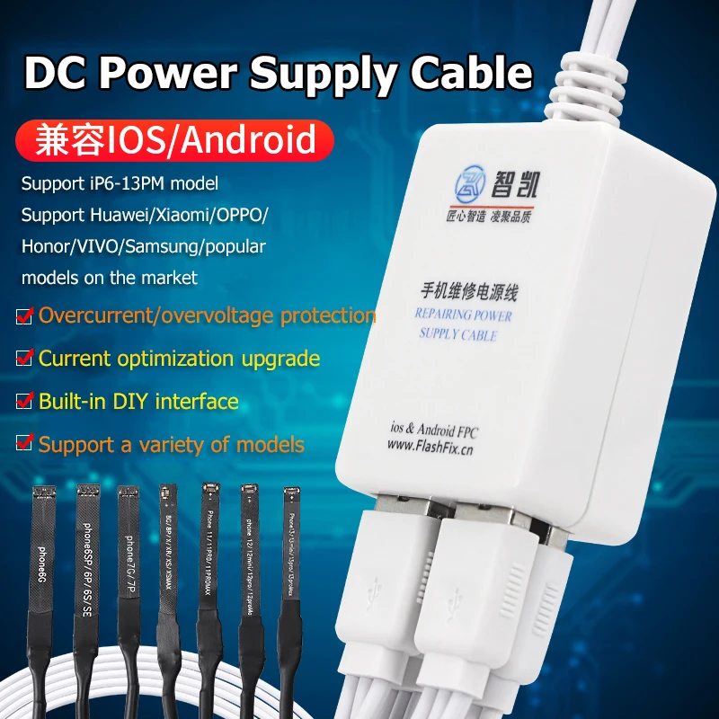 Mobile Phone Boot Cable For Iphone 6-13 Pro Max Motherboard Dc Power ...