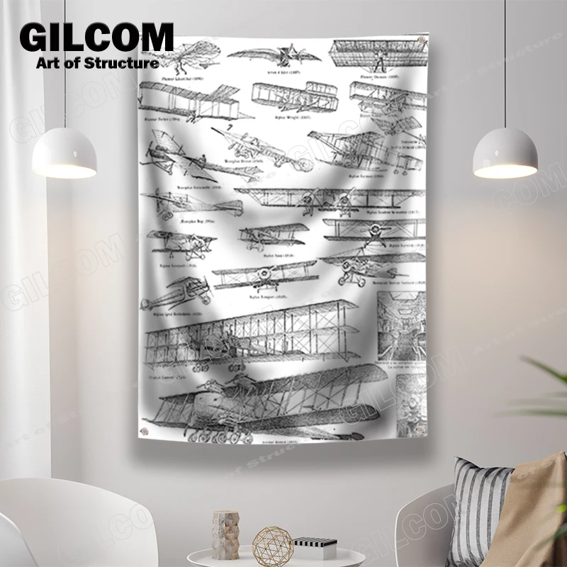 Planeur Structure Diagram Banner Flag Brolly Hop Poster Pilot Machine ...