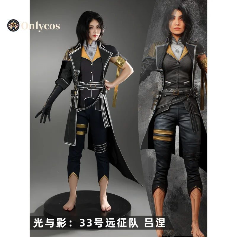 Lune Cosplay Clair Obscur:Expedition 33 Costume Full Set Uniform Role ...