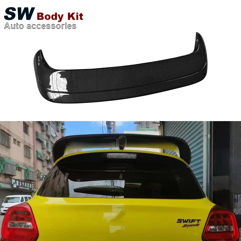 High-Quality-Carbon-Fiber-Swift-Rear-Spoiler-For-Suzuki-Swift-ZC33S ...