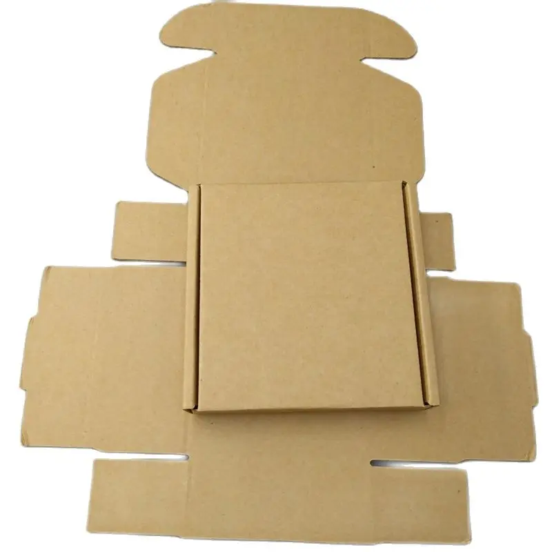 Cajas-de-papel-Kraft-de-17cm-y-100-piezas-caja-de-cart-n-plegable-para ...