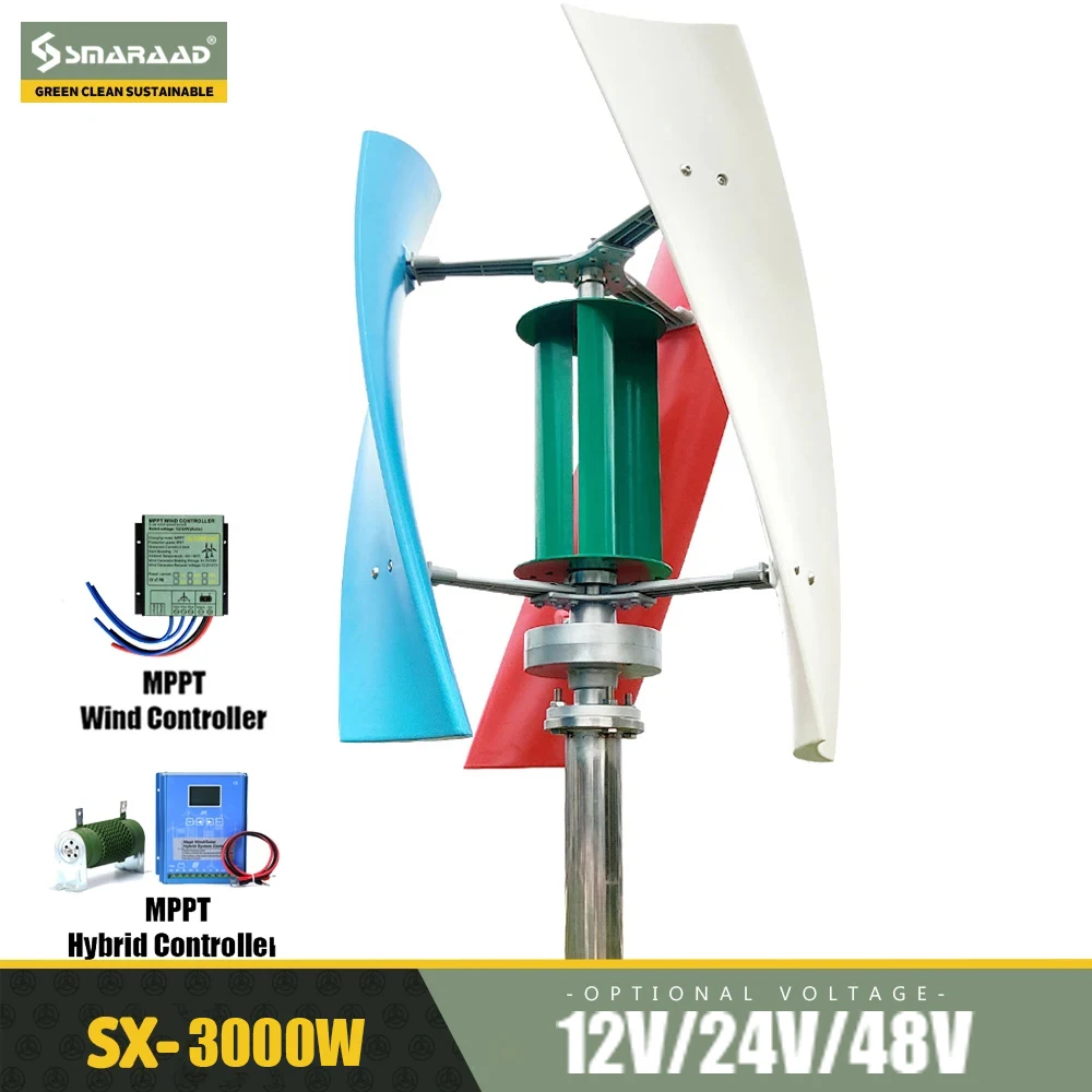 3KW-Wind-Generator-Inner-Air-Duct-2000W-3000W-Small-Free-Energy-Wind ...