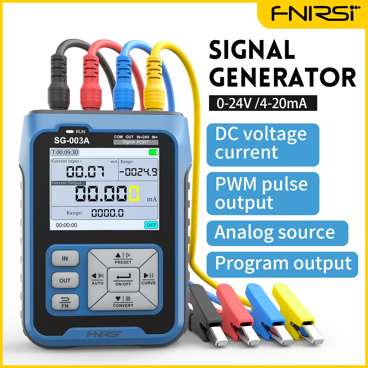 SG-003A Signal Source 0-10V Adjustable Current Voltage Simulator 4-20mA ...