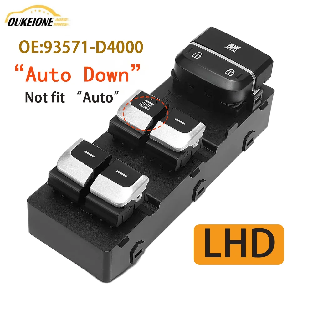 Front Left Driver Side Electric Master Power Window Control Switch for ...
