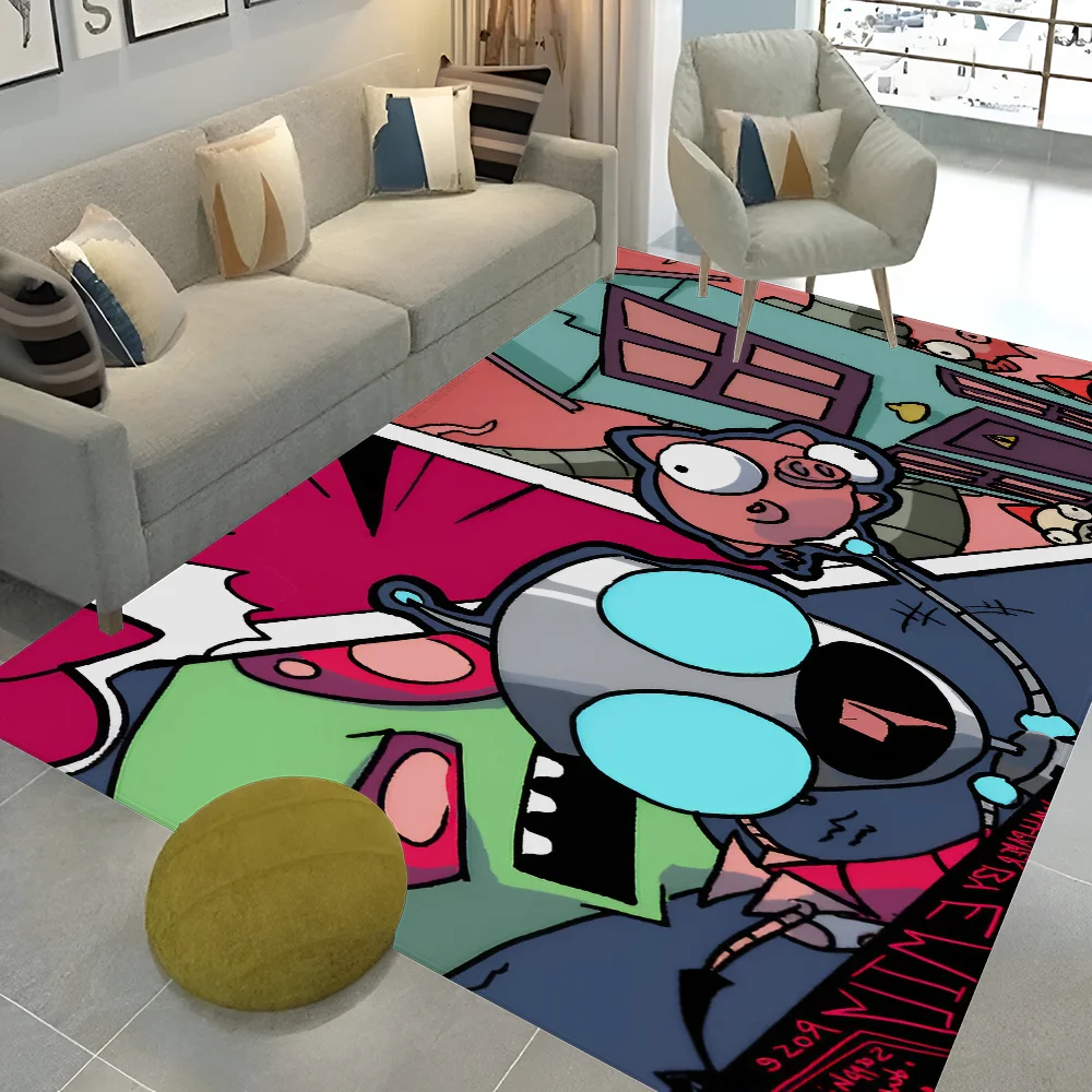 Invader-Zim-Hippie-Cartoon-Tapestry-Bohemian-Wall-Tapestries-Mandala ...