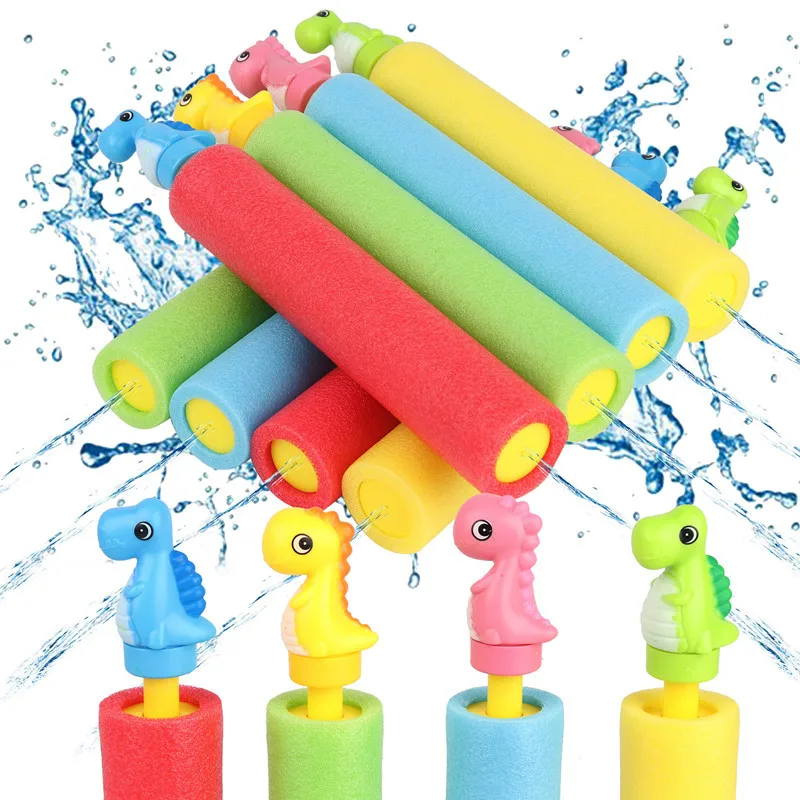 22cm-Foam-Water-Gun-Cute-Dinosaur-Cartoon-Water-Toys-Water-Pistol ...