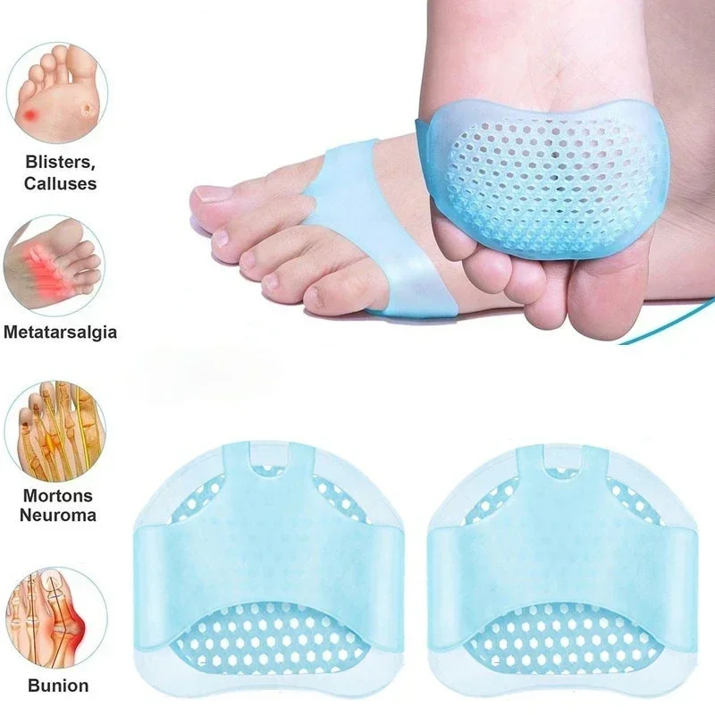 Delysia-King-1-pair-of-blue-silicone-honeycomb-forefoot-pads-to-relieve ...