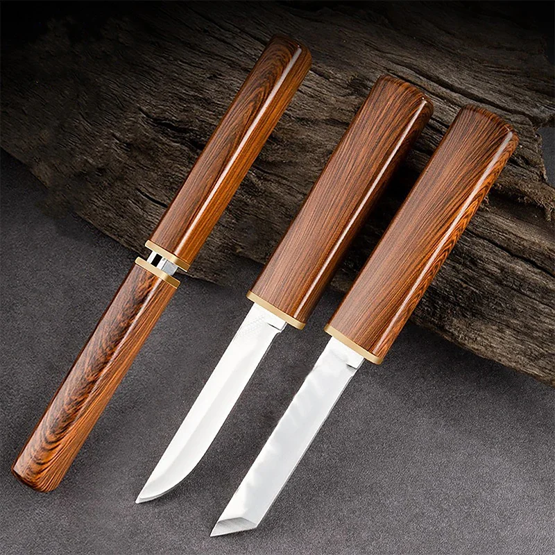 Stainless-Steel-2-in-1-Double-Straight-Knife-Outdoor-Portable ...