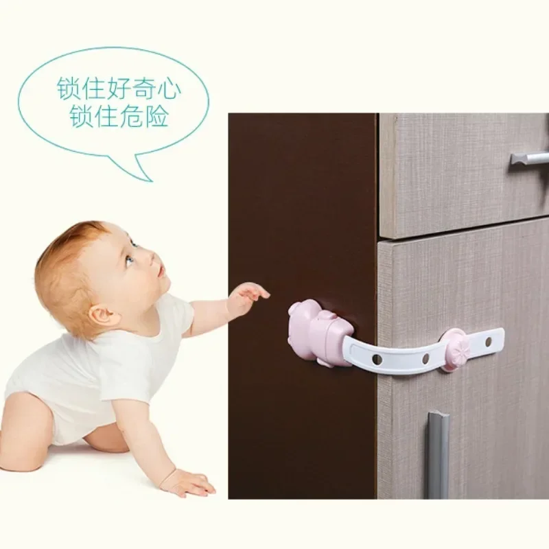 Children-Locking-From-Doors-Drawers-Baby-Safety-Child-Lock-Protector ...