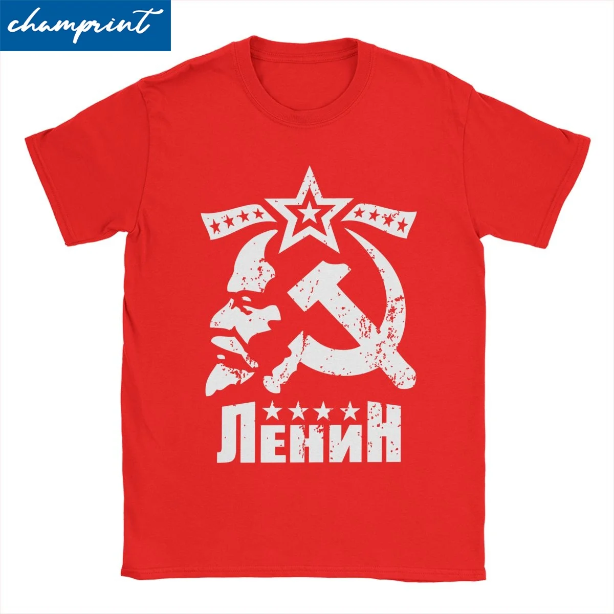 Men-Women-T-Shirt-Vladimir-Ilyich-Lenin-Pure-Cotton-Tees-CCCP-USSR ...