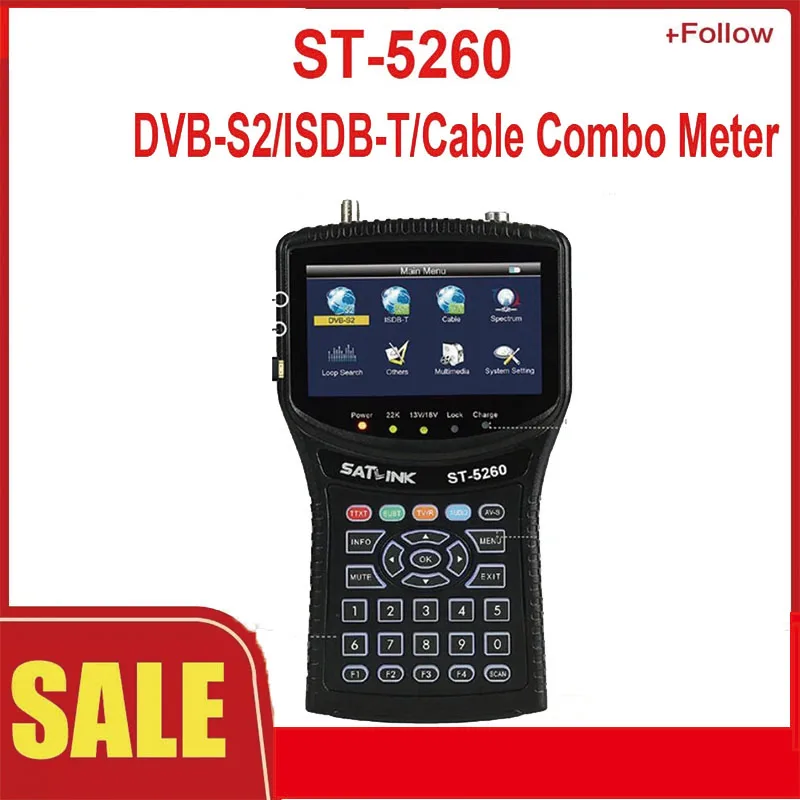 ST-5260-DVB-S2-ISDB-T-J83B-Cable-H-264-Compliant-Handheld-Combo-Meter ...