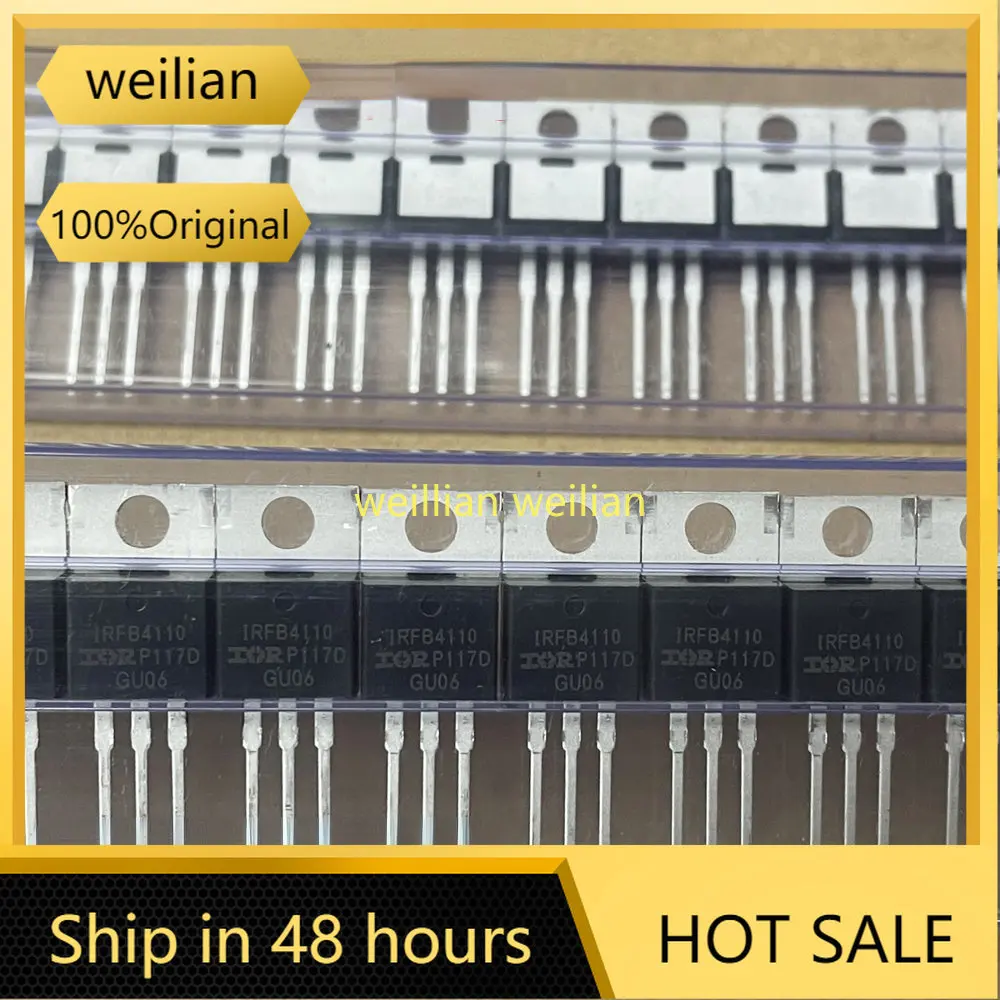 10 pçs/lote original novo irfb4110pbf irfb4110 para 220 mos n canal ...