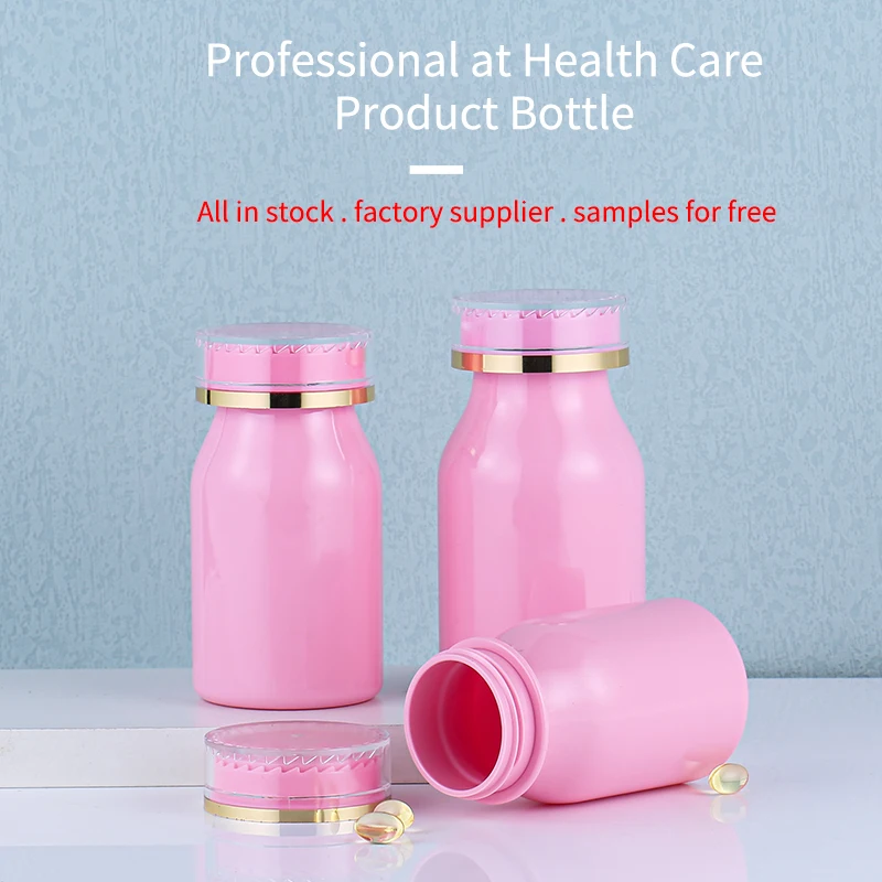 Pink Pills Inside The Bottle