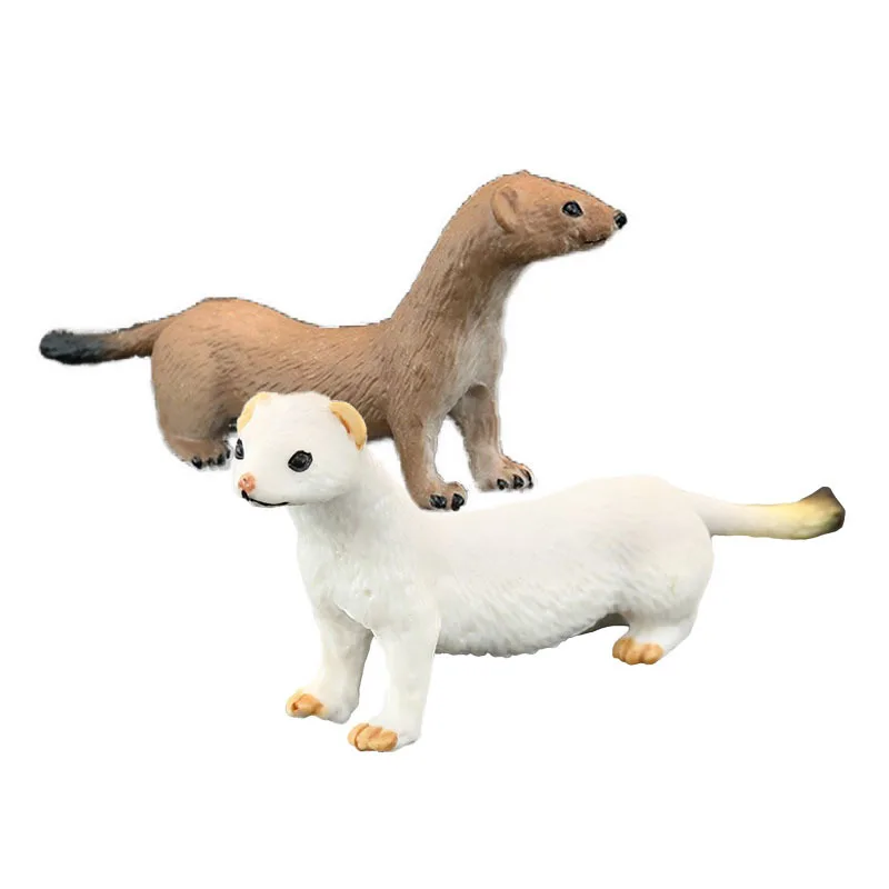 Ferret Cognitive Ornaments Solid Simulation Animal Toy Wild Animal ...