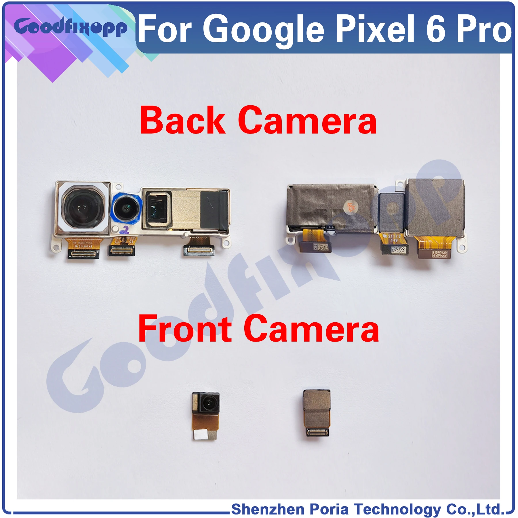 Para Google Pixel 6 Pro GLUOG G8VOU Pixel6Pro 6Pro módulos de cámara ...
