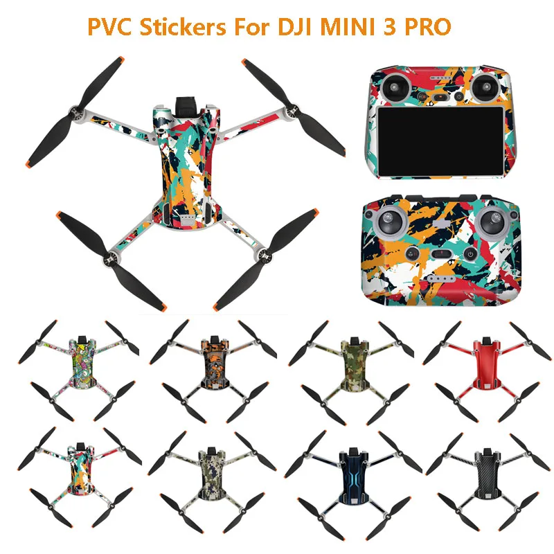 For-DJI-Mini-3-Pro-Stickers-Drone-Protective-Film-Waterproof-Remote ...