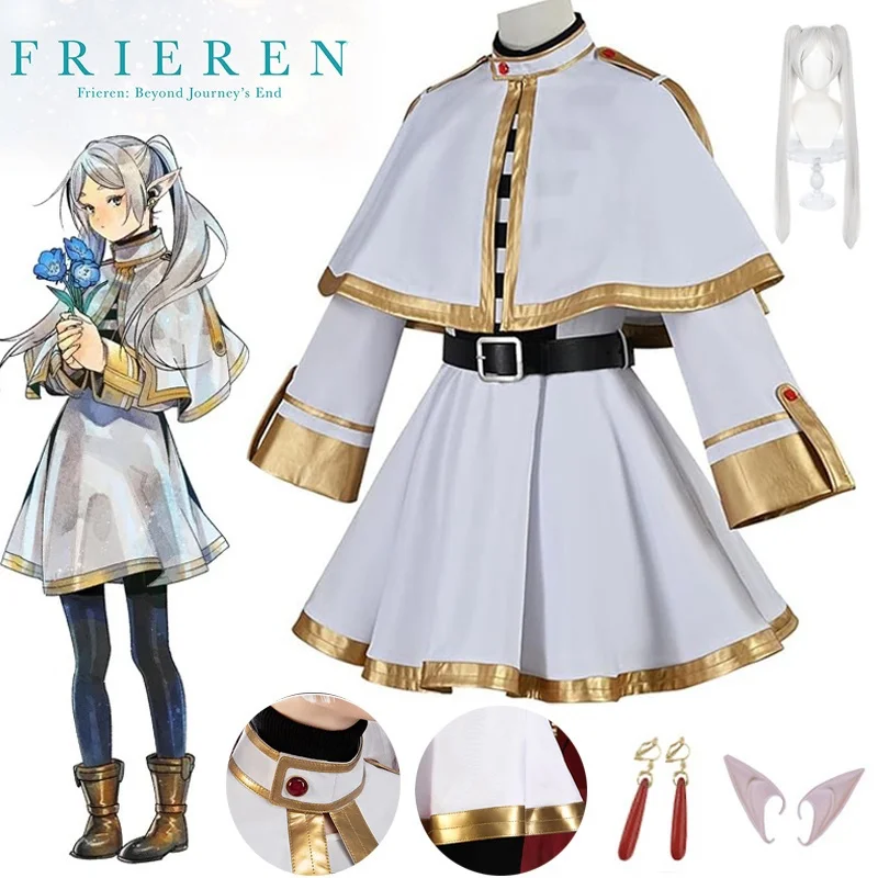 Sousou-No-Frieren-Cosplay-Frieren-Fantasia-Costume-Coat-Shirts-Outfit ...