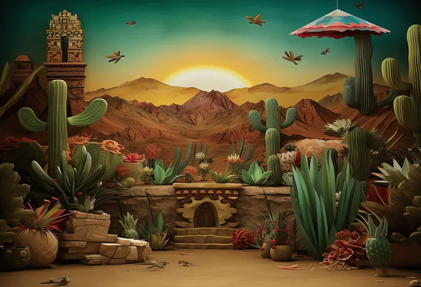 Western Desert Backdrop