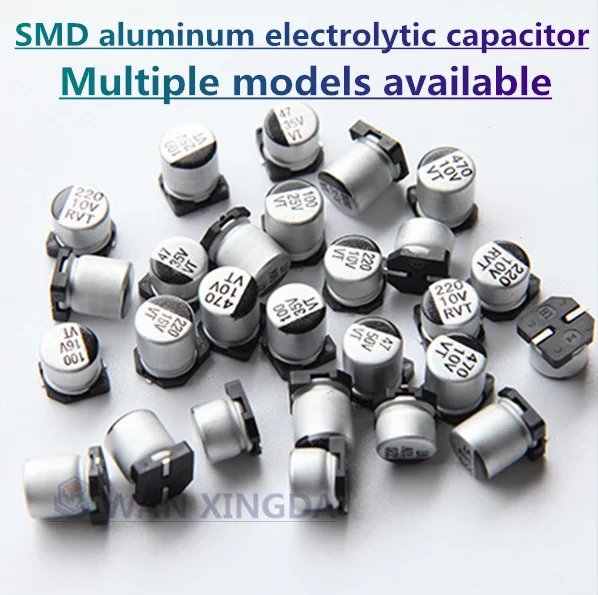SMD aluminum electrolytic capacitor 20%10V 16V 25V 35V 47UF 50V 63V ...