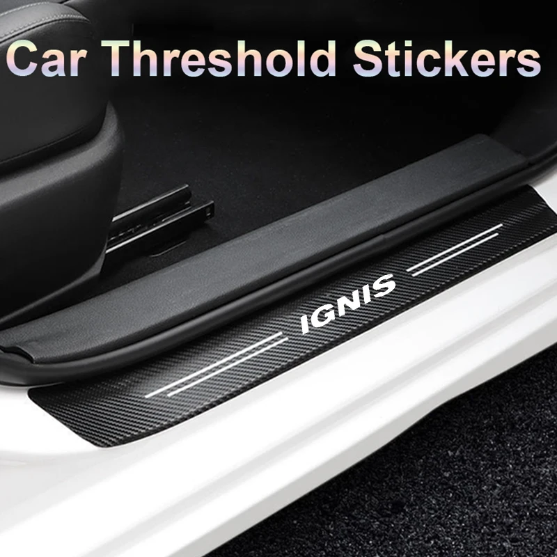 Car Trunk Door Threshold Stickers for Suzuki IGNIS Logo Sill Scuff ...
