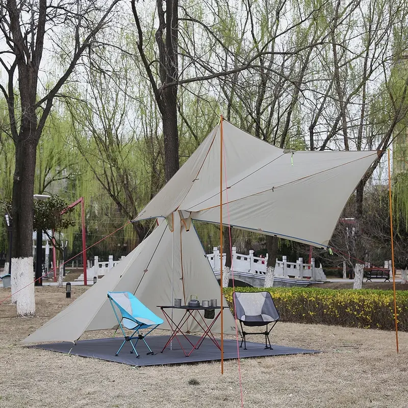 Asta Gear Fengyin 4P Tent Outdoor Pyramid Ultralight Tent Windproof ...