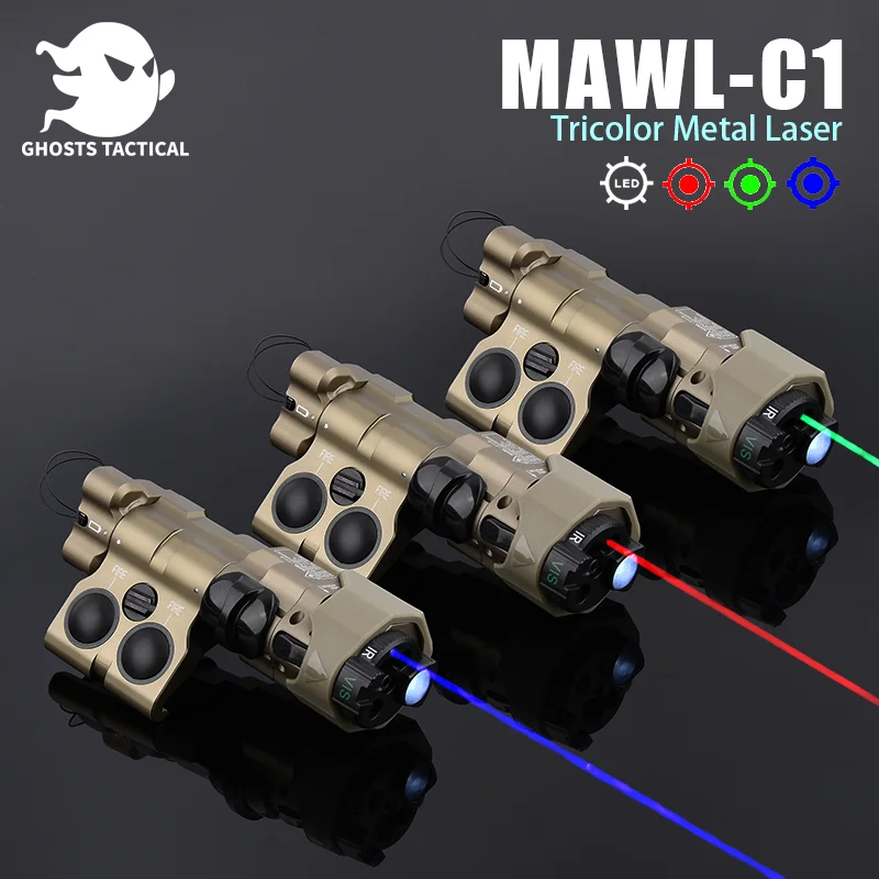 Upgraded-MAWL-C1-Tactical-All-Metal-Red-Green-Blue-Infrared-Laser-LED ...