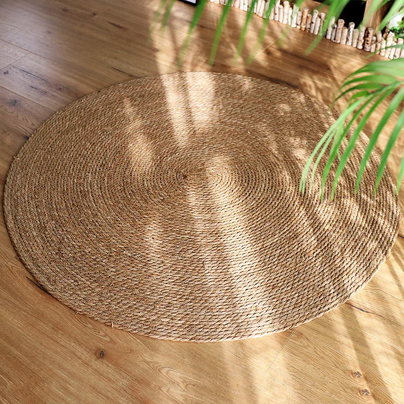 Round-Rattan-Japanese-Cat-Co-ando-Rattan-Floor-Mat-Cat-Co-ar-Mat-Tapete ...