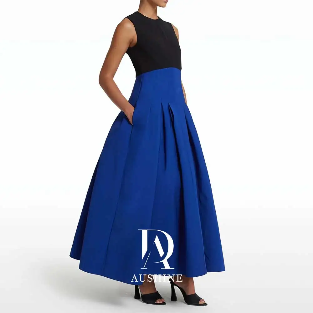 Aushine-Dress-Luxury-Birthday-Evening-Dress-Ankle-Length-Sleeveless-Summer-Elegant-Wedding-Party ...