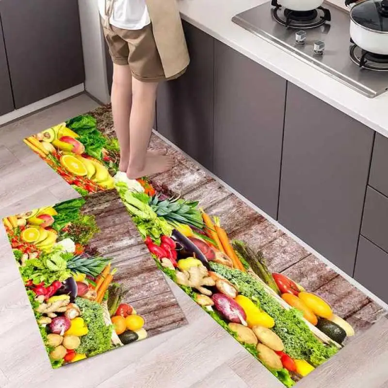 Modern-Food-Pattern-Kitchen-Mat-Home-Entrance-Doormat-Hallway-Bedroom ...