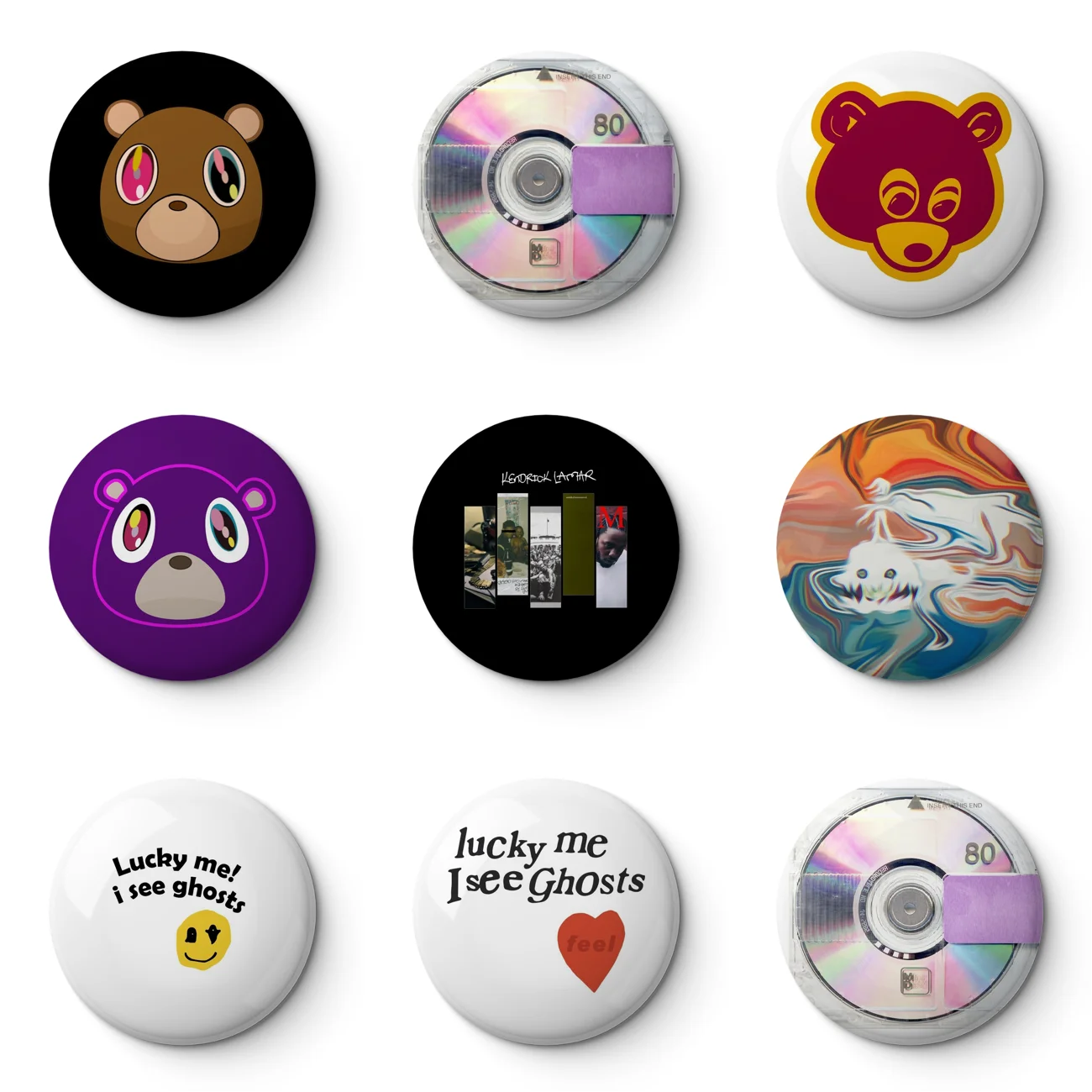 Kanye West Soft Button Pin Customizable Metal Decor Women Jewelry Gift ...