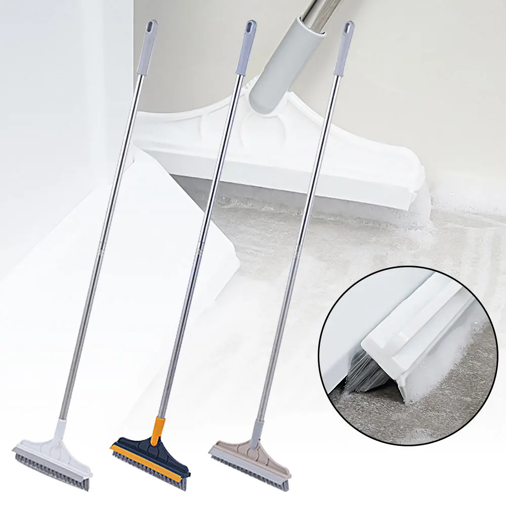 2-In-1-Bathroom-Long-Handle-Brush-Bristles-Floor-Ceramic-Tile-Wall-Seam ...