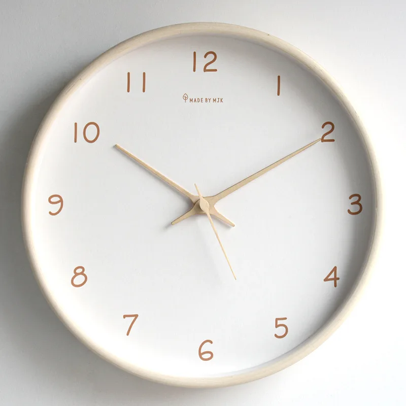 Modern-Minimalist-Solid-Wood-Wall-Clock-Creative-Silent-Clock-Nordic ...
