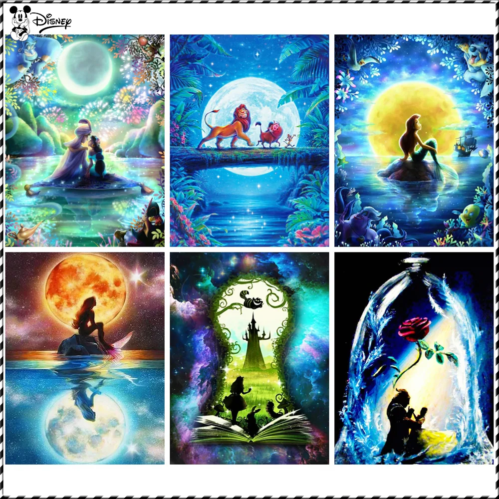 Disney Princesses Diamond Painting The Lion King Diamond Mosaic Kits ...