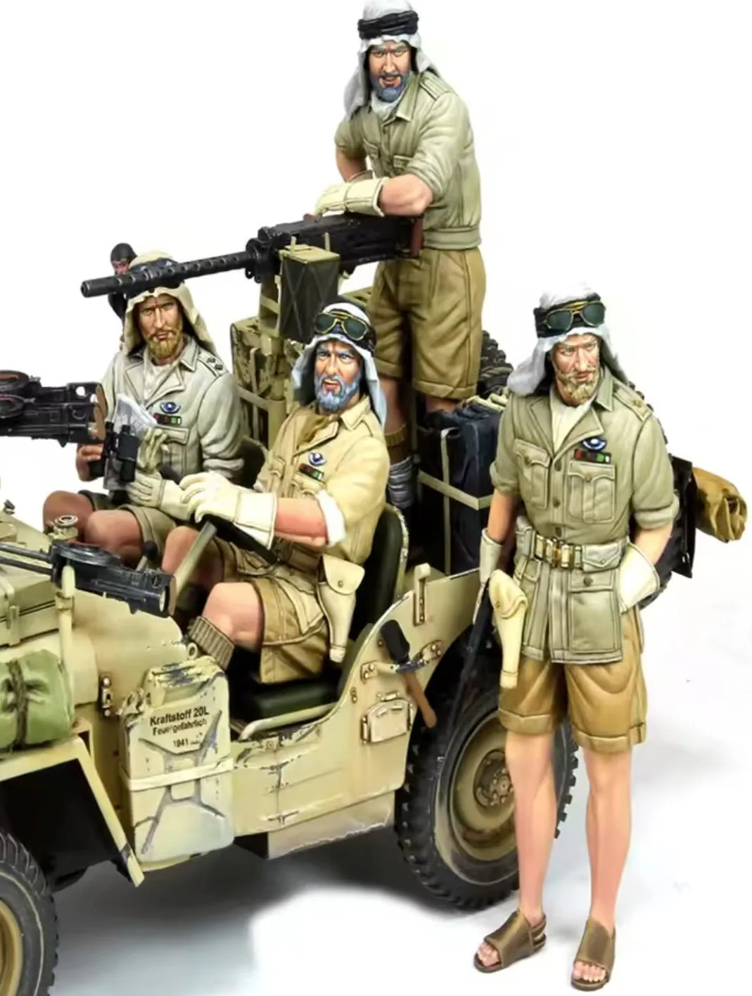 35754 Resin Figures Soldier model kits (only 4 figures) Unpainted ...