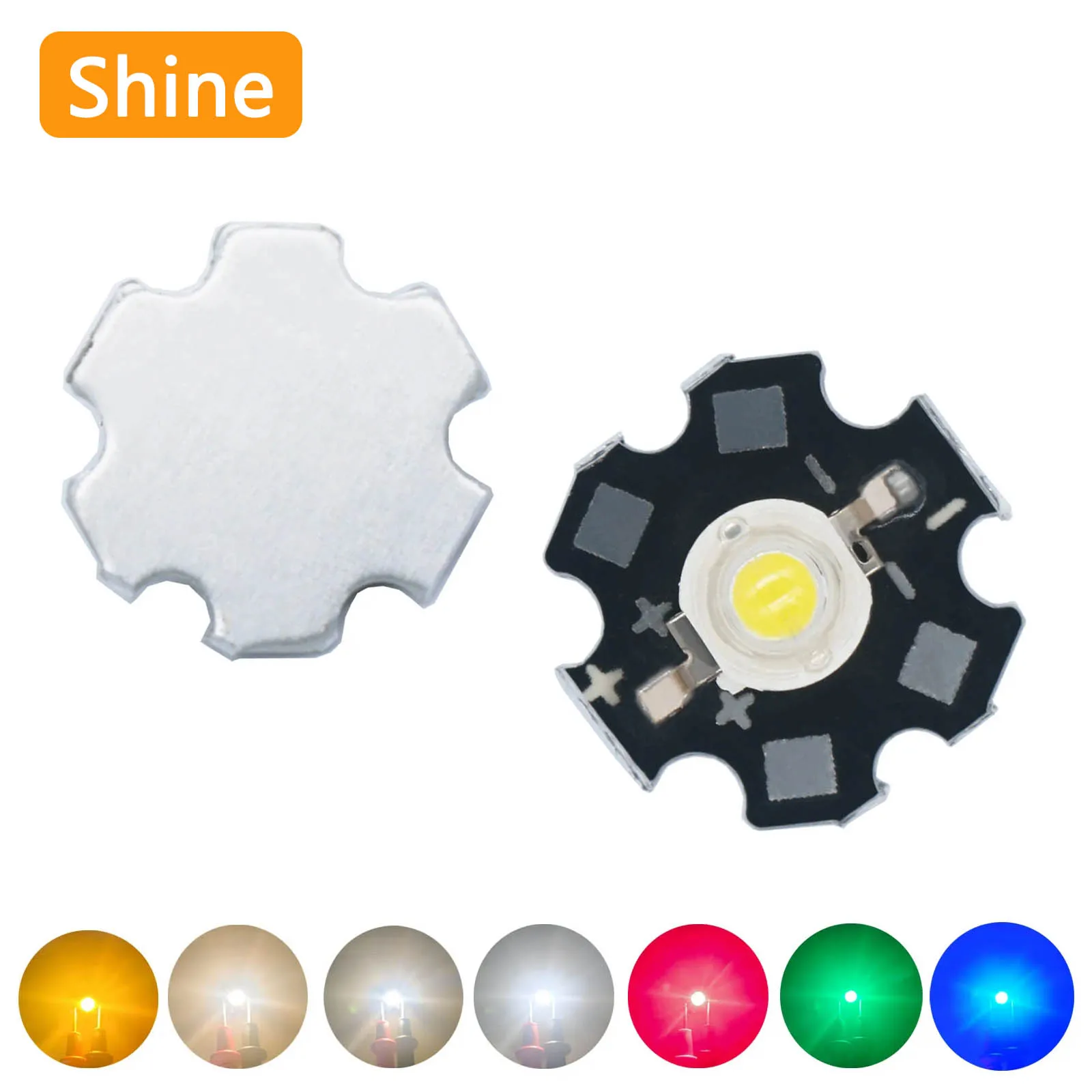 10pcs-LED-SMD-COB-Lamp-Bead-1W-3W-High-Power-Chip-White-Red-Blue-Green ...