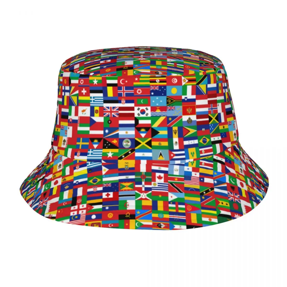 Stylish-Flags-Of-All-Countries-Of-The-World-Bucket-Hats-Unisex-Foldable ...