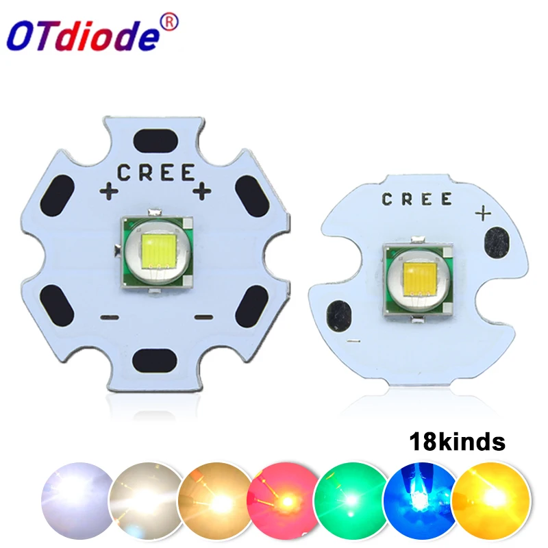 High Power LED 5w-10W 5050 XML T6XML2 XM-L2 3-3.7V Warm Neutral Cold White Red Green Blue UV ...