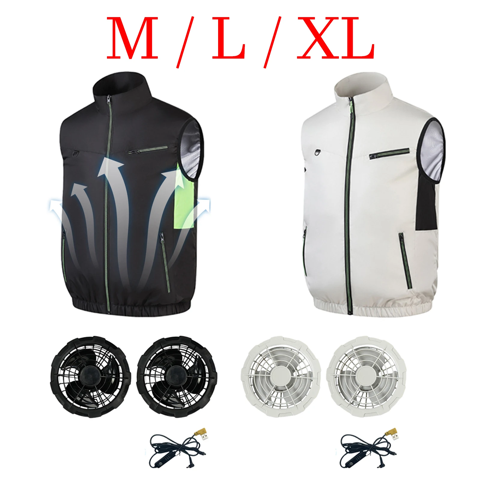 Men-s-Ice-Vest-Fan-Air-Conditioner-Clothes-Cool-Vest-Sport-USB ...
