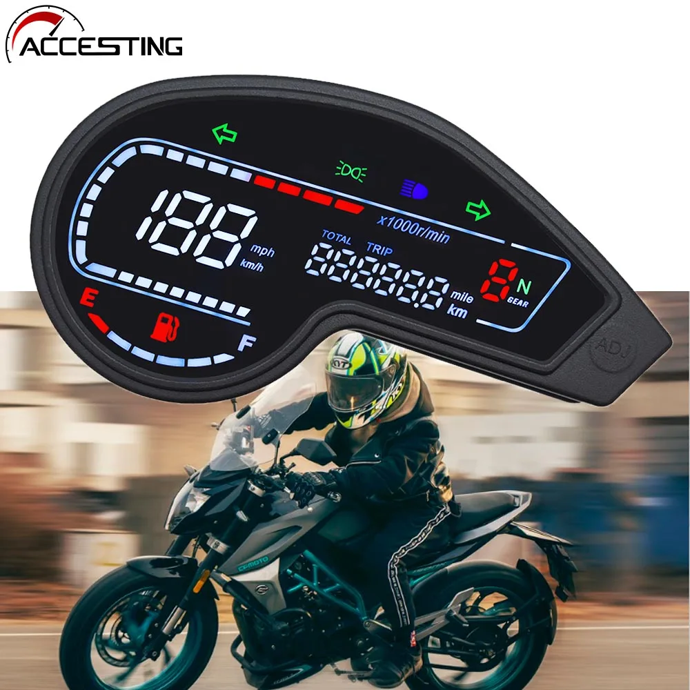 For-Motorcycl-Honda-NXR150-NXR125-Bros-2003-2014-CRV-LED-Odometer ...