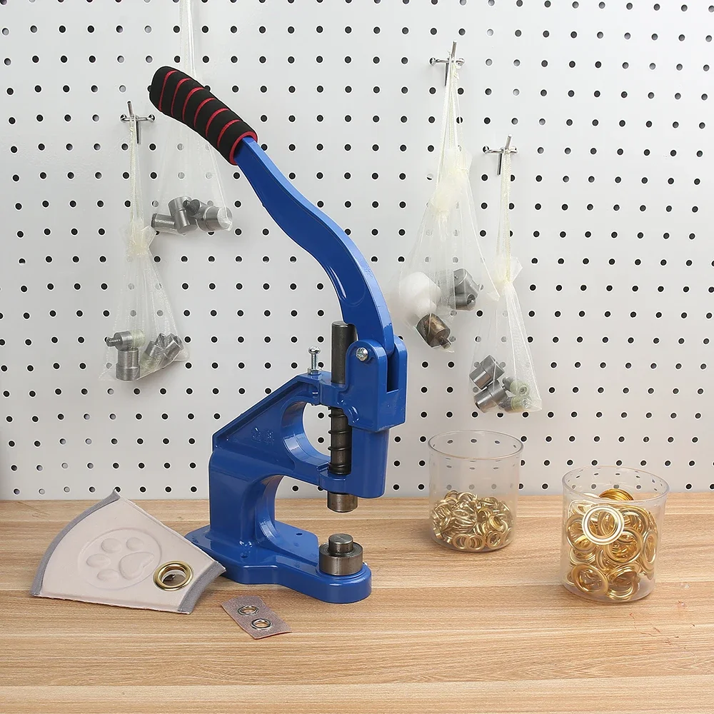 Hand-Punch-Press-Machine-Metal-Mold-For-Double-Cap-Rivets-Snap-Buttons ...
