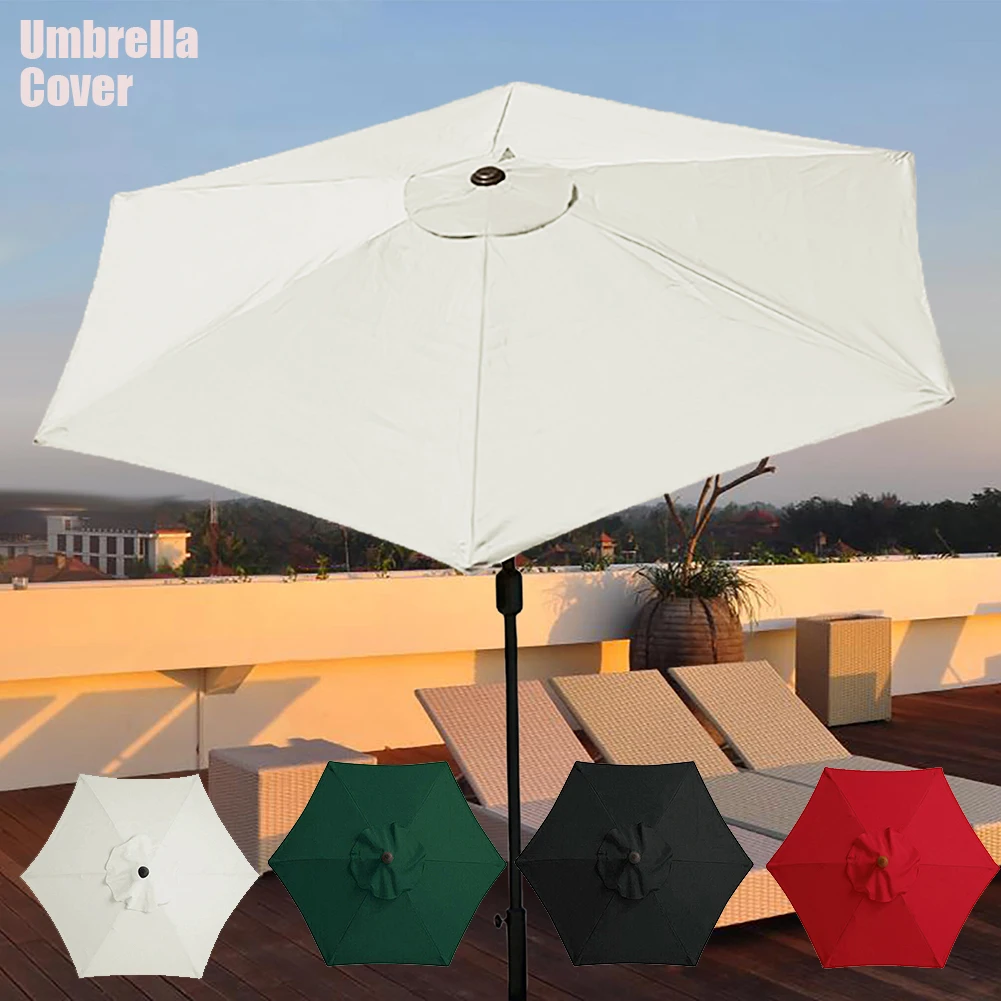 Waterproof-Outdoor-Umbrella-Sunshade-Sail-Cloth-Fabric-Parasol ...