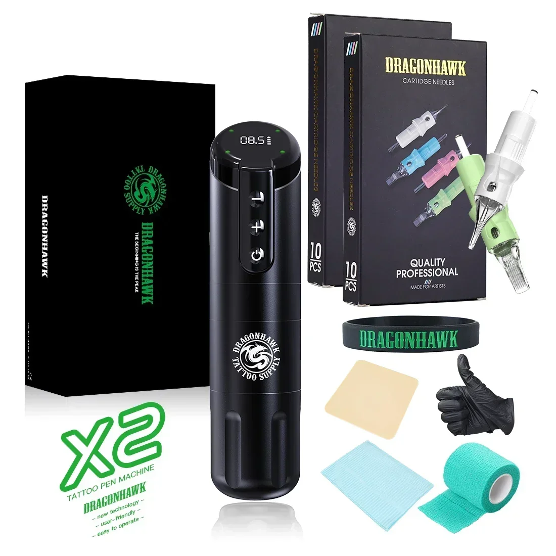 Dragonhawk-X2-Pen-High-Capacity-Battery-Body-Wireless-Tattoo-Machine ...