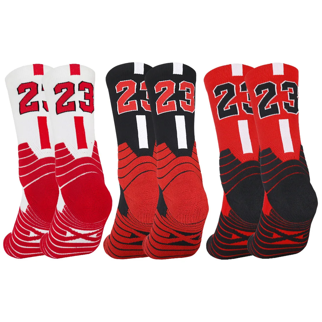 Number 23 Basketball Socks Men Women Sports Football Basketball ...
