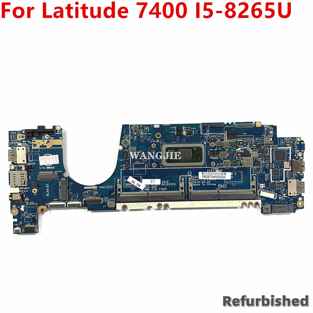 For-Dell-Latitude-7400-Laptop-Motherboard-Refurbished-EDC40-LA-G871P ...