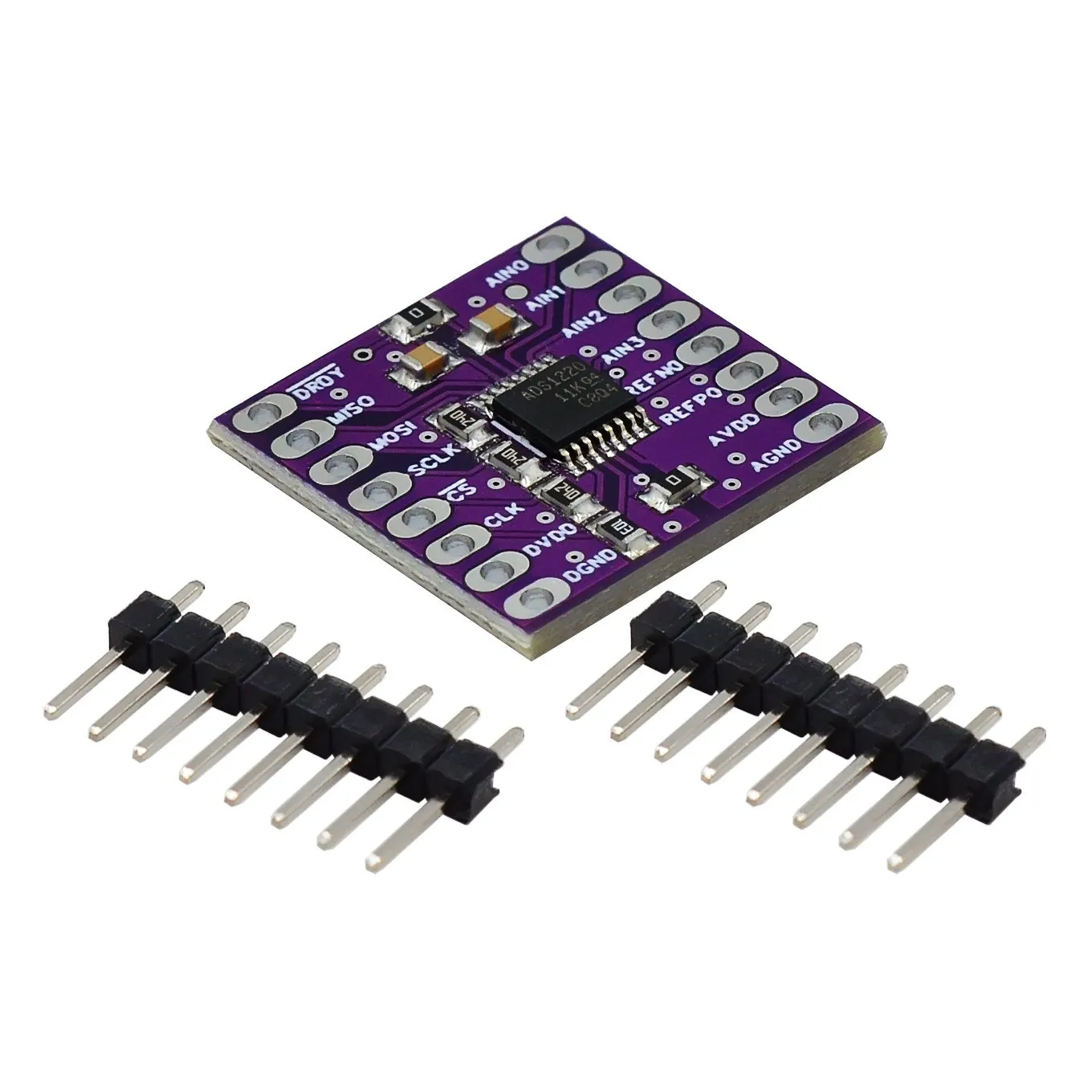 ADS1220-ADC-24-Bit-Converter-Module-I2C-Low-Power-24-Bit-Analog-to ...