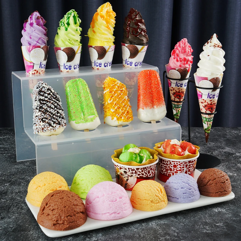 Simulation Dessert Ice Cream Toy | Ice Cream Artificial Food ...